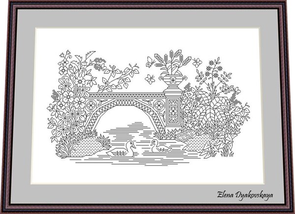 Blackwork Pattern Three Pears Shaded Embroidery Varied - Etsy Canada