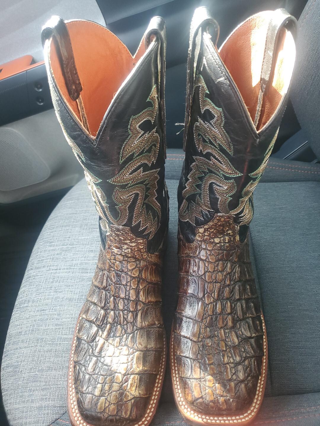 Dan Post Caiman Alligator Flank Cut Boots - Etsy