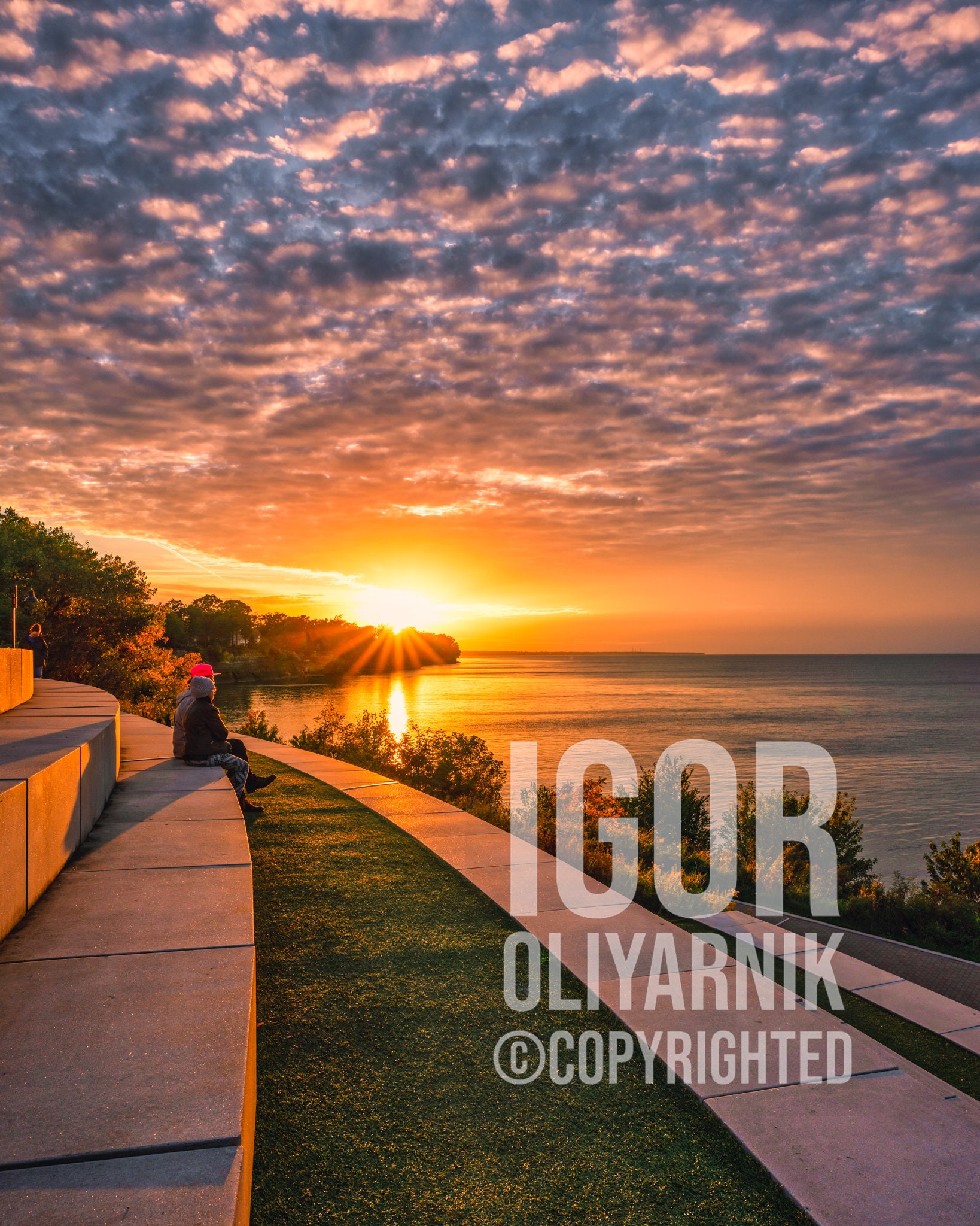 Solstice Steps Sunset Lakewood Ohio fine Art Print - Etsy