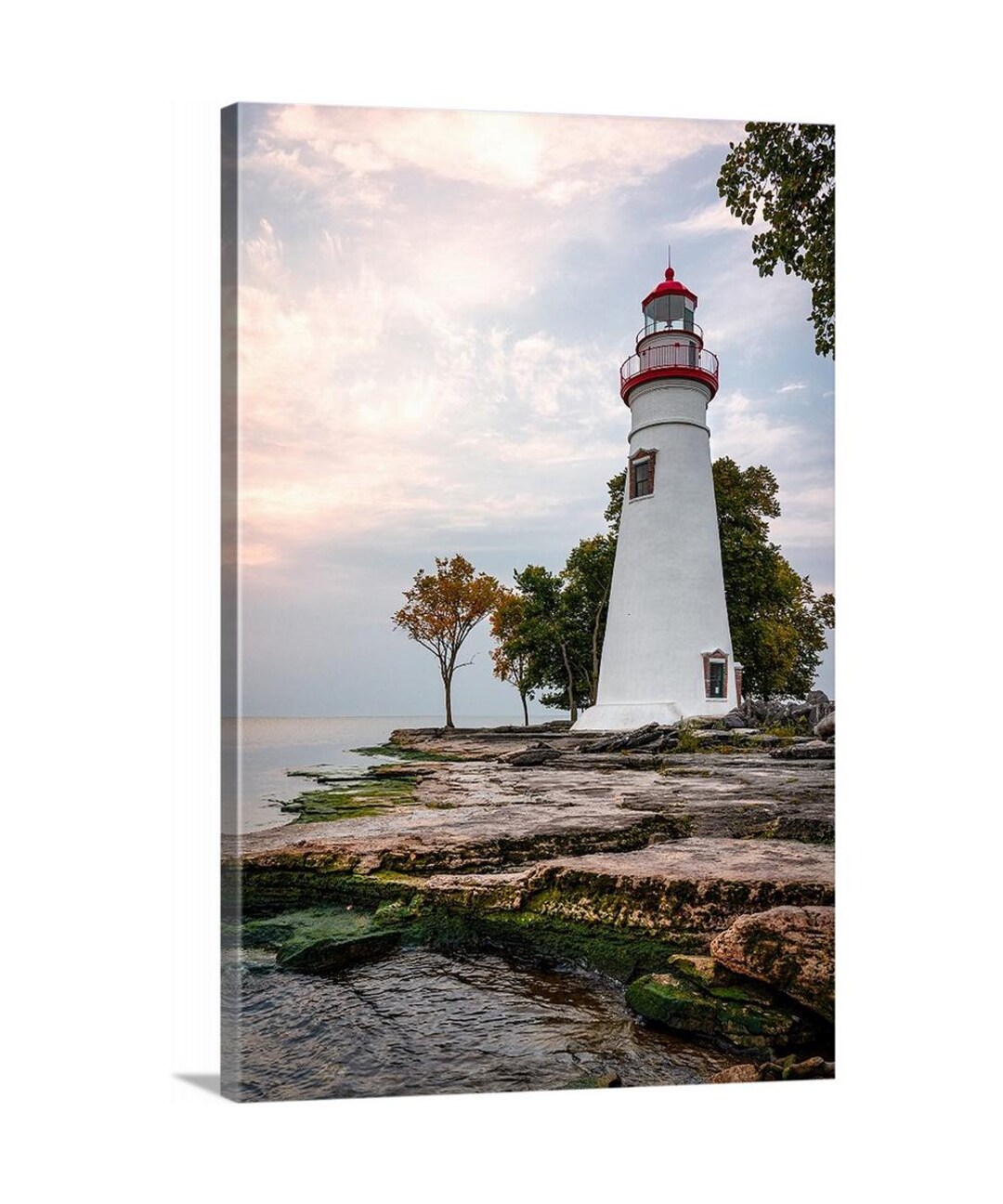 Marblehead Lighthouse Canvas - Ready to Hang | Lighthouse Wall Art ...