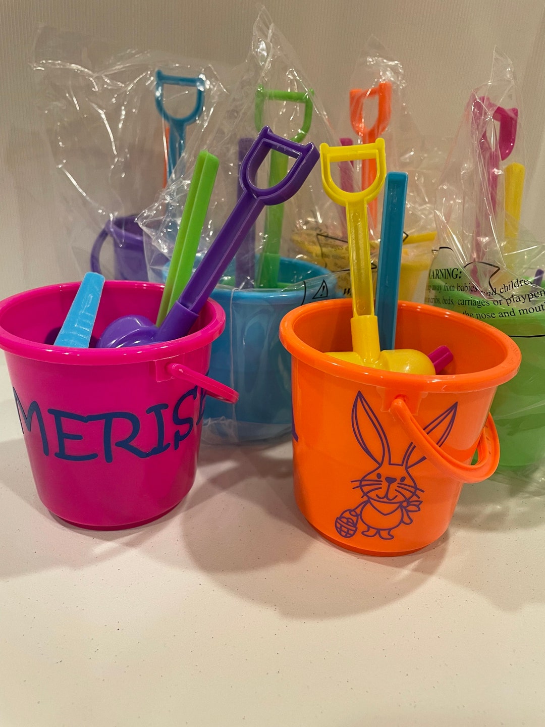 Small Beach Pail With 3 Tools. Personalized. - Etsy
