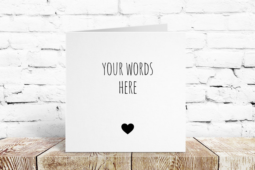Design Your Own Card, Make Your Own Card, Custom Greetings Card ...