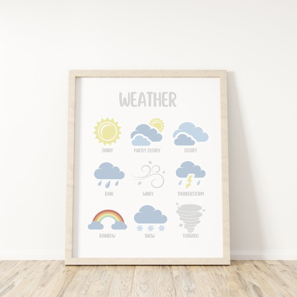 Weather Chart - Etsy