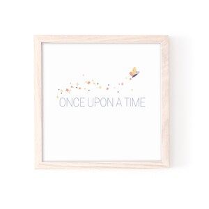 Once Upon A Time Printable Wall Art, Kids Room Decor, Digital Download ...