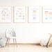 Colorful Educational Posters Set of 4, Kids Printable Wall Art, Inspo ...