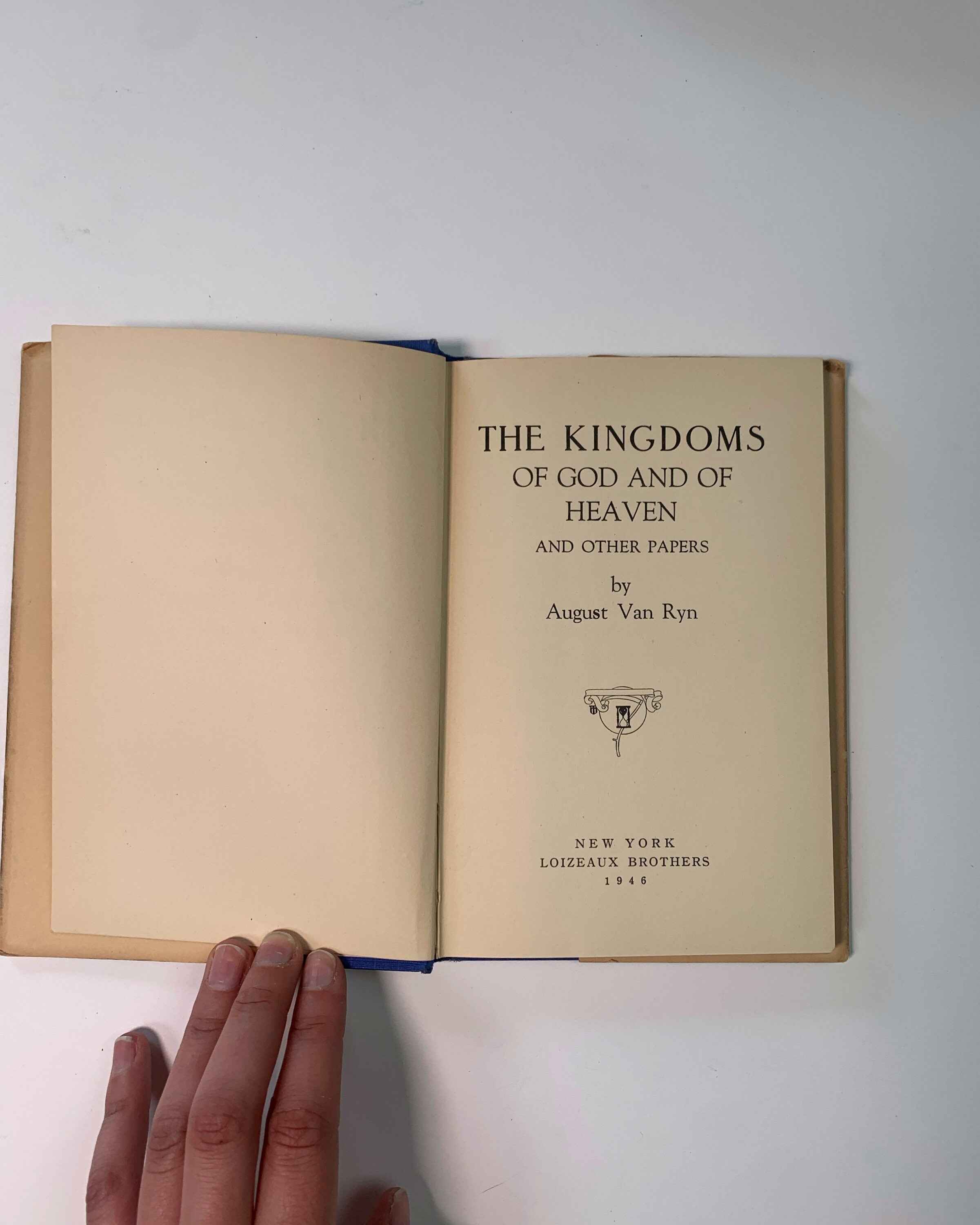 The Kingdoms of God and of Heaven 1946 by August Van Ryn - Etsy