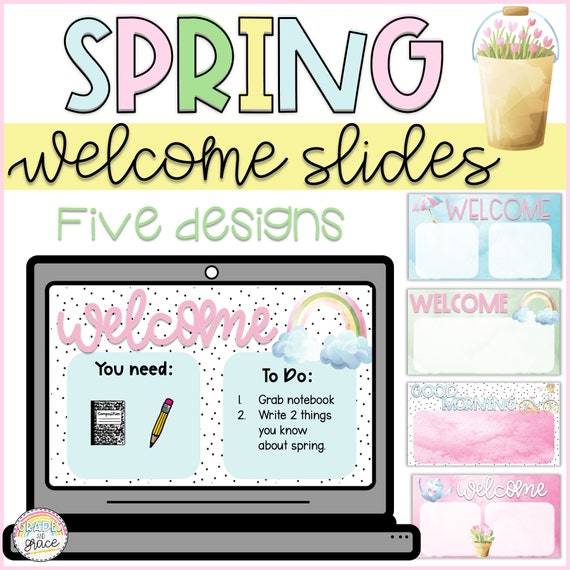 Welcome Slides for Every Season | Etsy