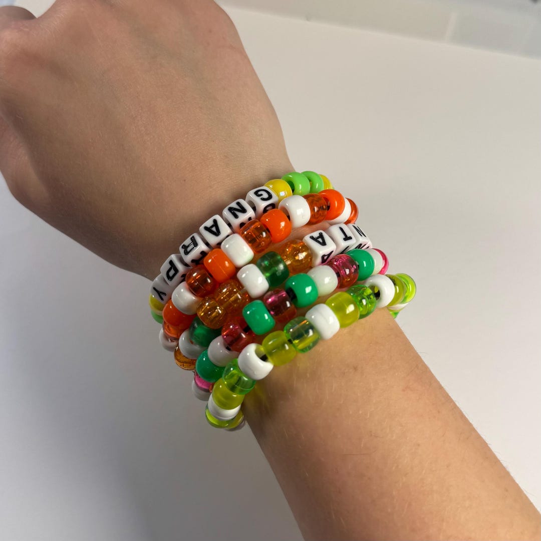One Custom Kandi Single Bracelet - Etsy