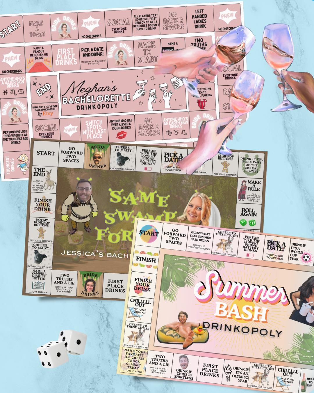 Customized Game Board Digital Download - Etsy