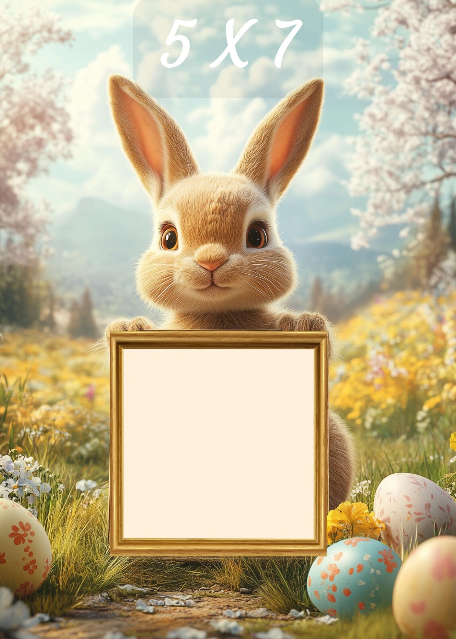 Bunny Frame Easter Fun - Etsy