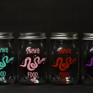 Snake Food Thawing Jar - Glass Jar for Frozen Mice - Solid Colors - Etsy