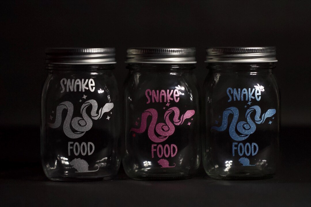 Snake Food Vinyl Decal - Thawing Conatiner Label for Frozen Mice ...