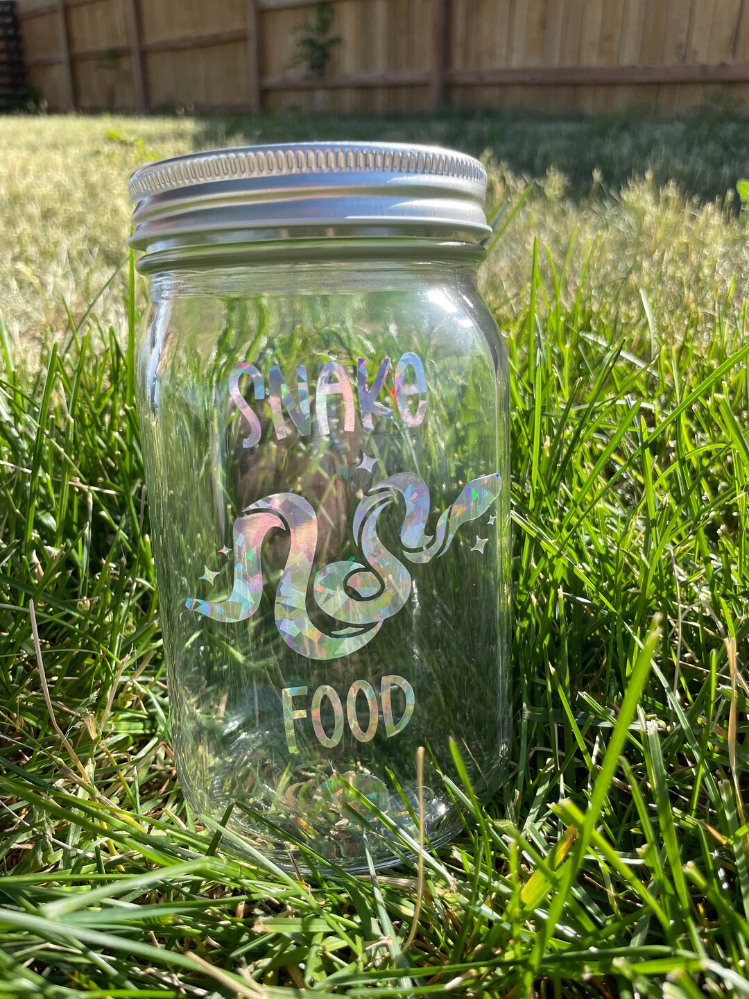 Snake Food Vinyl Decal Thawing Conatiner Label for Frozen Mice ...