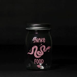 Snake Food Thawing Jar - Glass Jar for Frozen Mice - Solid Colors - Etsy