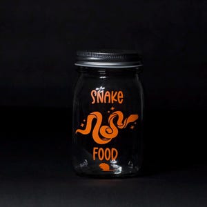 Snake Food Thawing Jar - Glass Jar for Frozen Mice - Solid Colors - Etsy