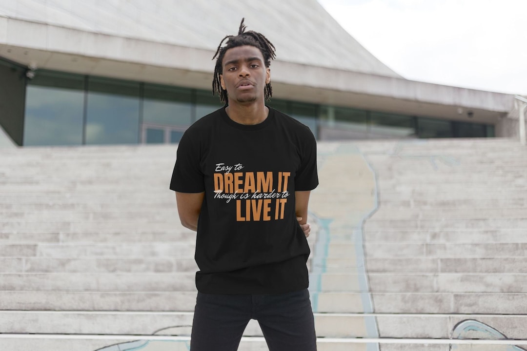 Men's Custom Word Print Design T Shirt Urban Streetwear Fashion - Etsy