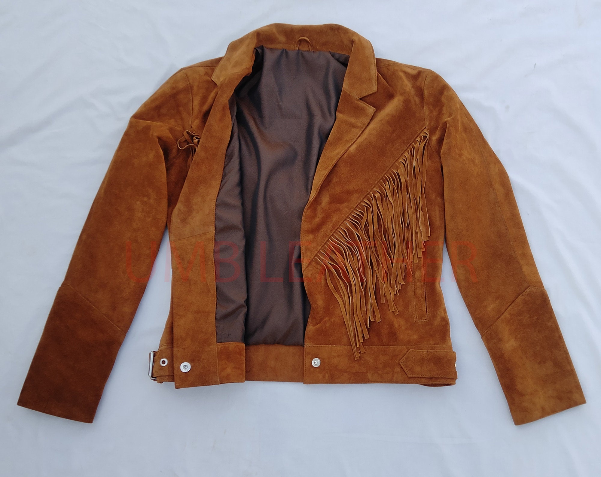 Suede Fringe Jacket Native American Fringed Jackets Western - Etsy