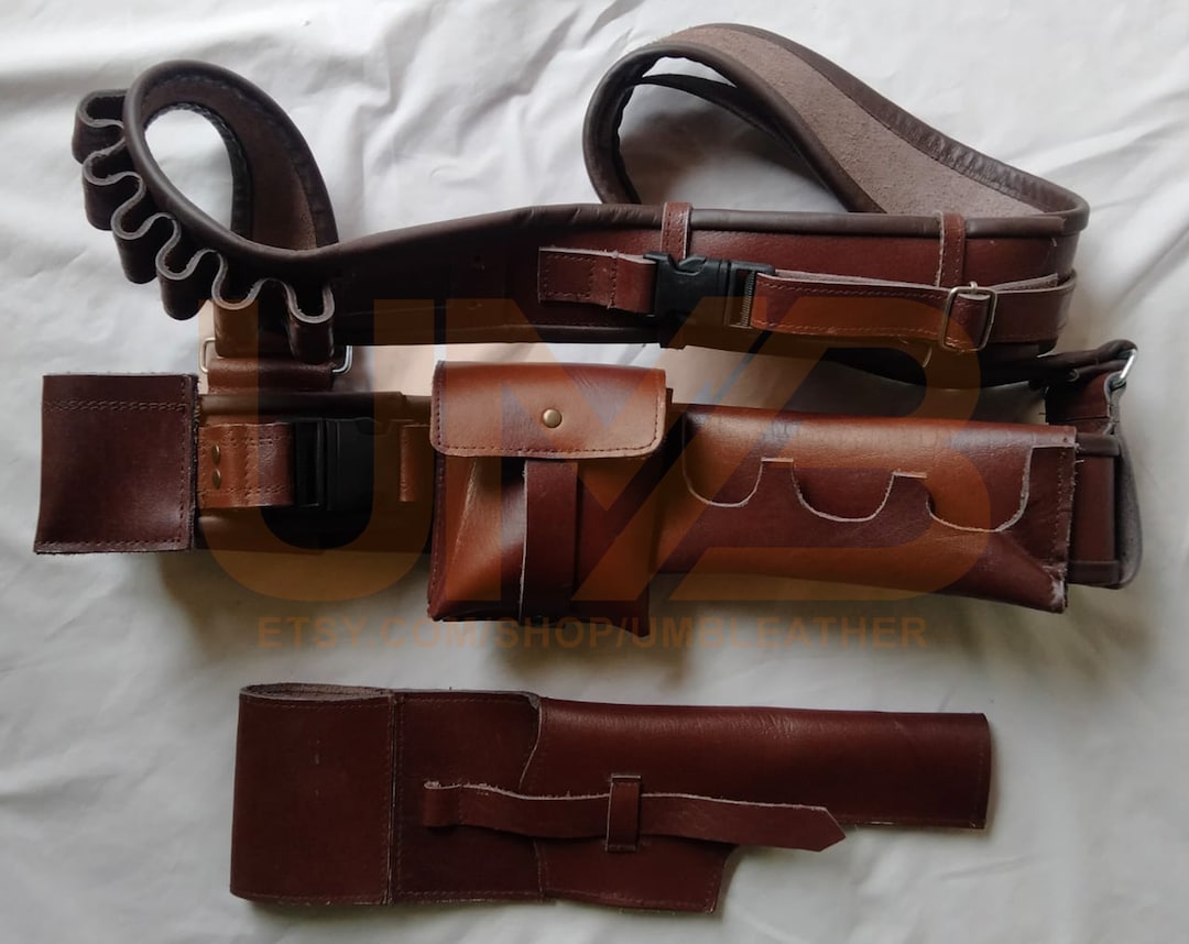 The Mandalorian Cosplay Belt With Gun Holster, Waist and Shoulder Prop ...