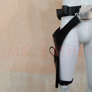 Han Solo Gun Belt With Holster ROTJ Corellian Smuggler Leather Belt ...