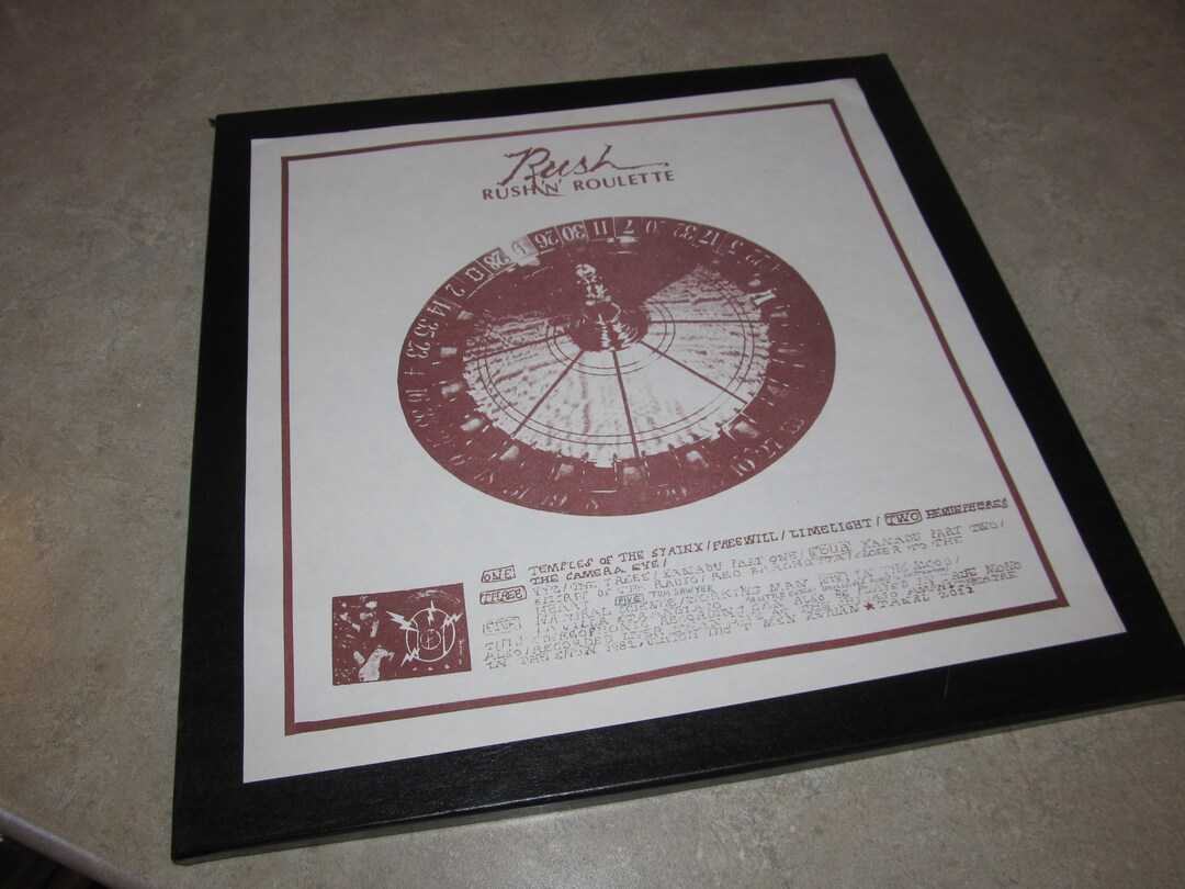 Rush Mega Rare 3 Lp Box Set Rush 'N' Roulette NM Unplayed - Etsy