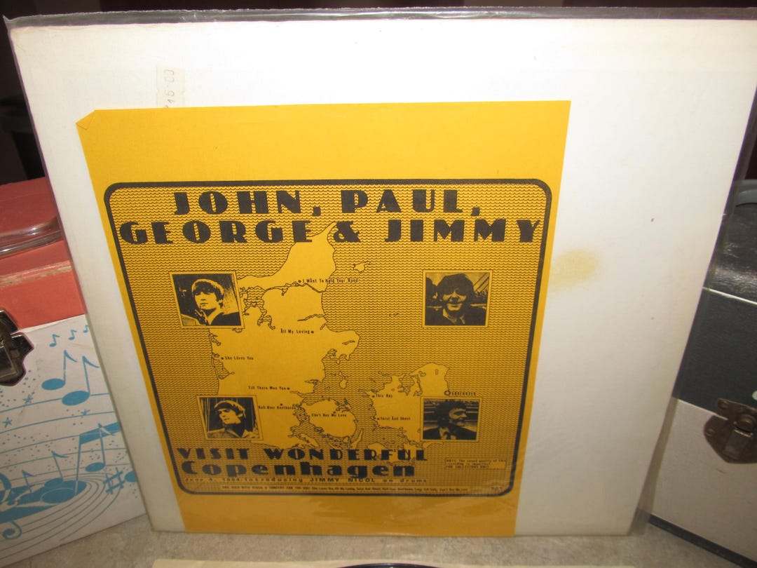 The Beatles - Very Rare Vinyl LP - John, Paul, George & Jimmy Visit Wonderful Copenhagen ...