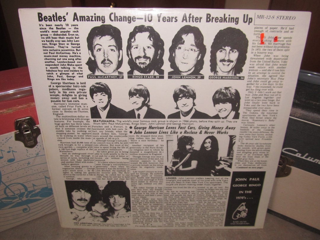 Sealed the Beatles Very Rare Vinyl LP John, Paul, George, Ringo in the ...