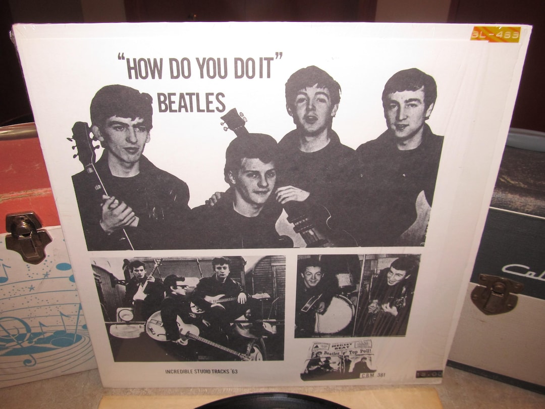 The Beatles - Rare Vinyl Lp - How Do You Do It - in Shrink - Incredible ...