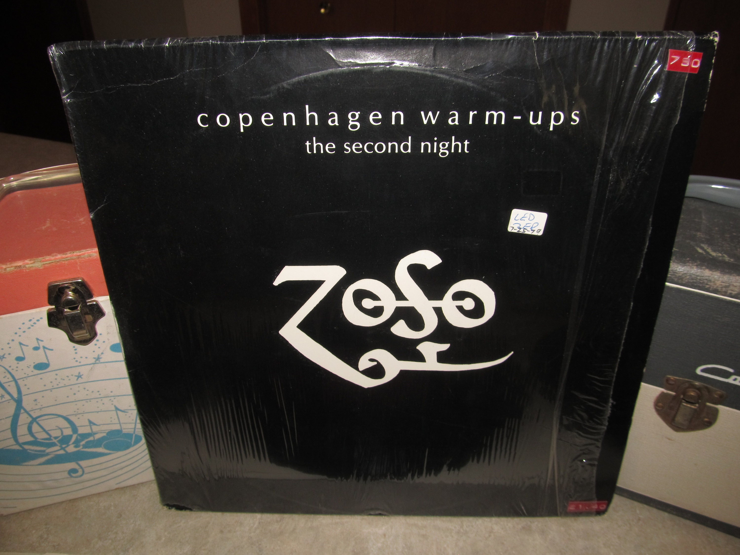 Led Zeppelin Very Rare Triple LP Set Copenhagen Warm-ups 0 the Second ...