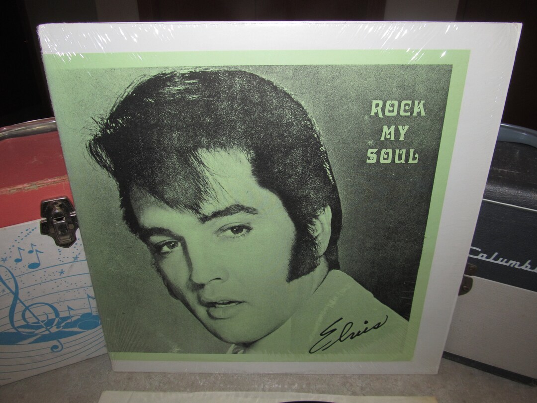 ELVIS PRESLEY Extremely Rare Vinyl Lp Rock My Soul Teddy Bear Records ...