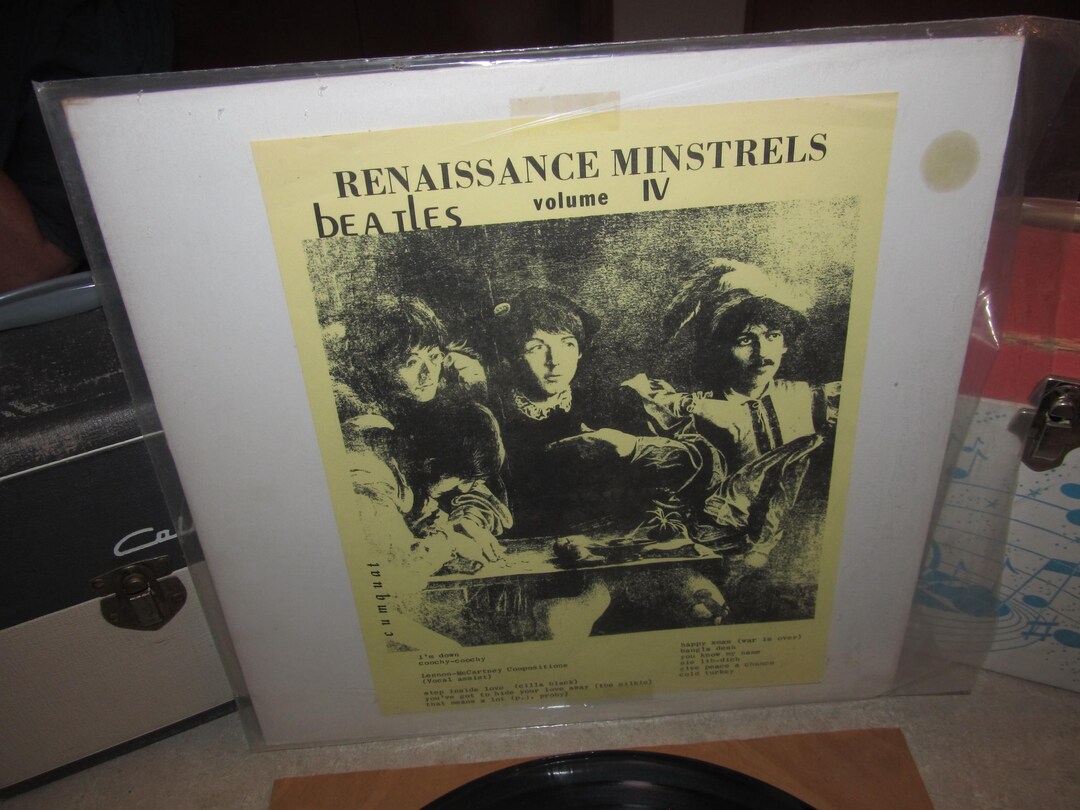 The Beatles - Very Rare Vinyl Lp - Renaissance Minstrels - Volume IV ...