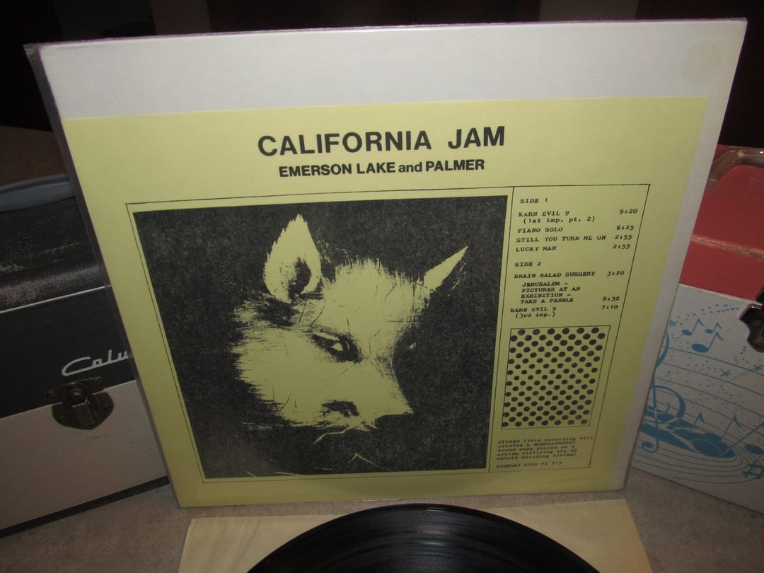 Emerson, Lake & Palmer - Rare Vinyl Lp - California Jam - TMOQ - (QUADRAPHONIC) in Plastic - NM ...