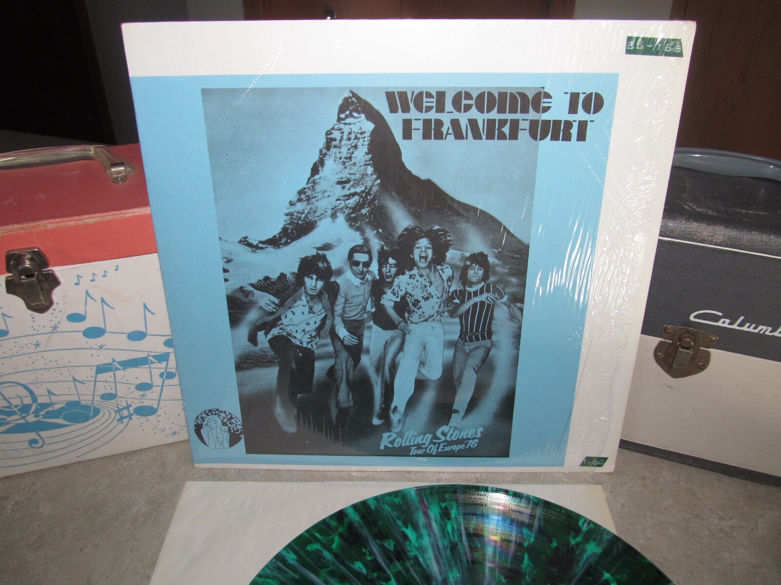 ROLLING STONES Rare Green Speckled Vinyl Lp Tour of Europe - Etsy