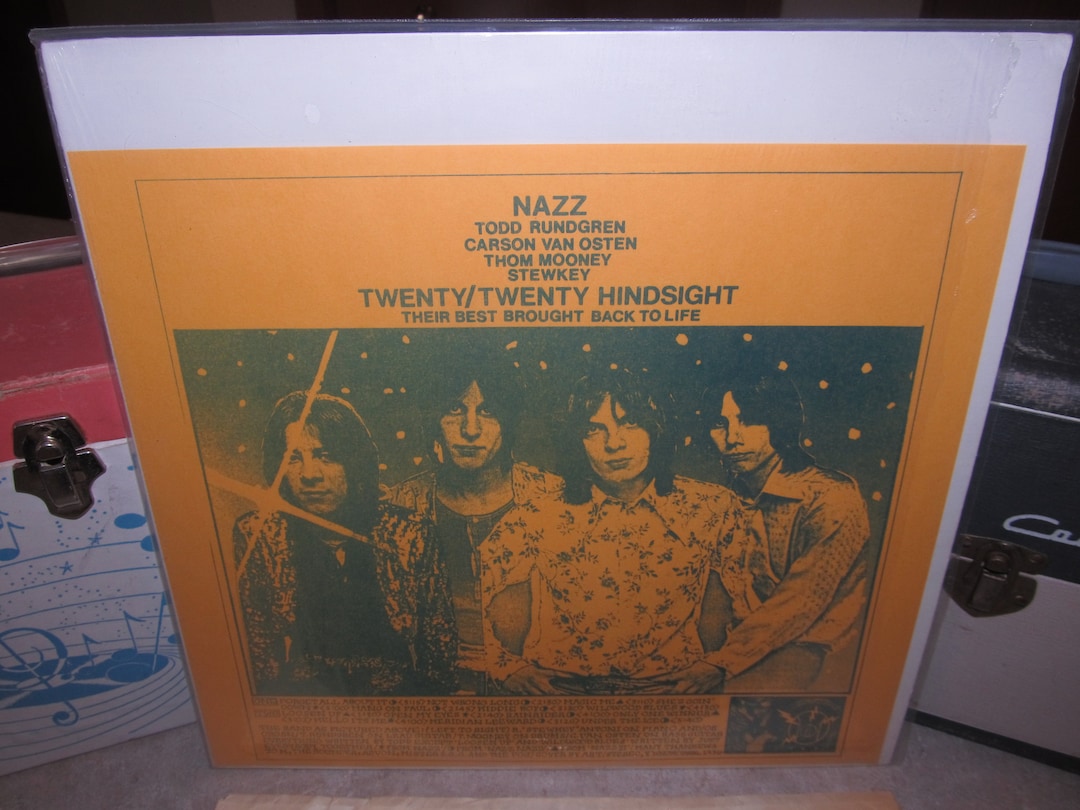 Nazz (todd Rundgren) Rare Vinyl LP - Twenty/twenty Hindsight - Their ...