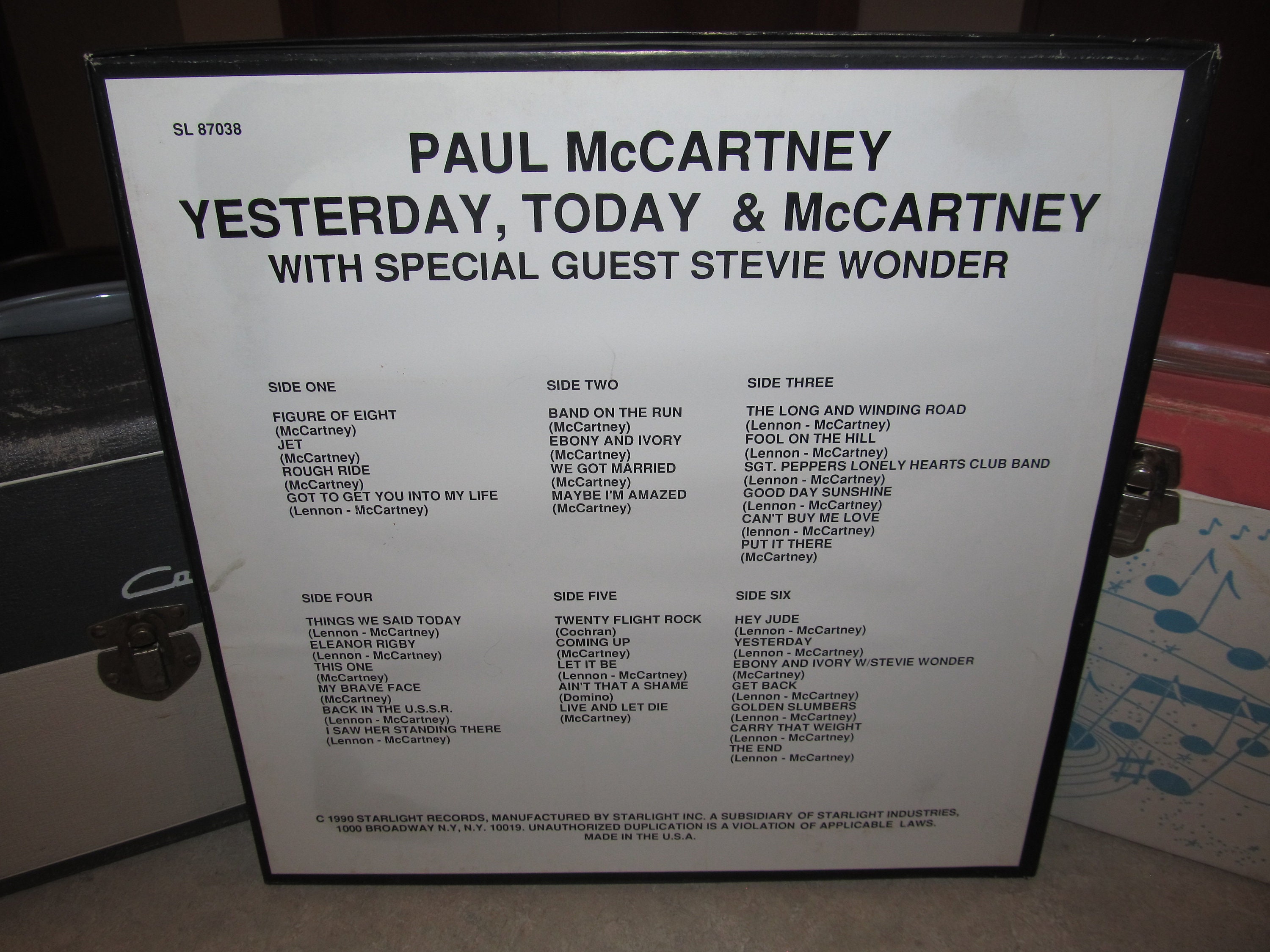 Paul Mccartney Rare Triple LP Box Set Yesterday, Today and Mccartney ...