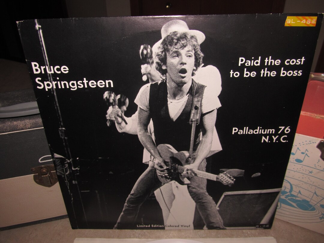 Bruce Springsteen Rare White Vinyl LP Paid the Cost to Be the Boss ...