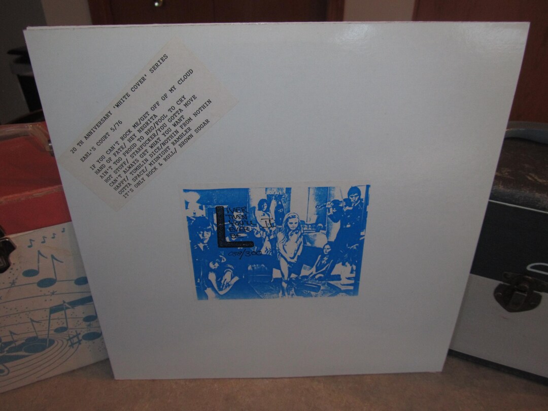 The Rolling Stones - Rare Vinyl 2 LP Set - Liver Than You'll Ever Be ...