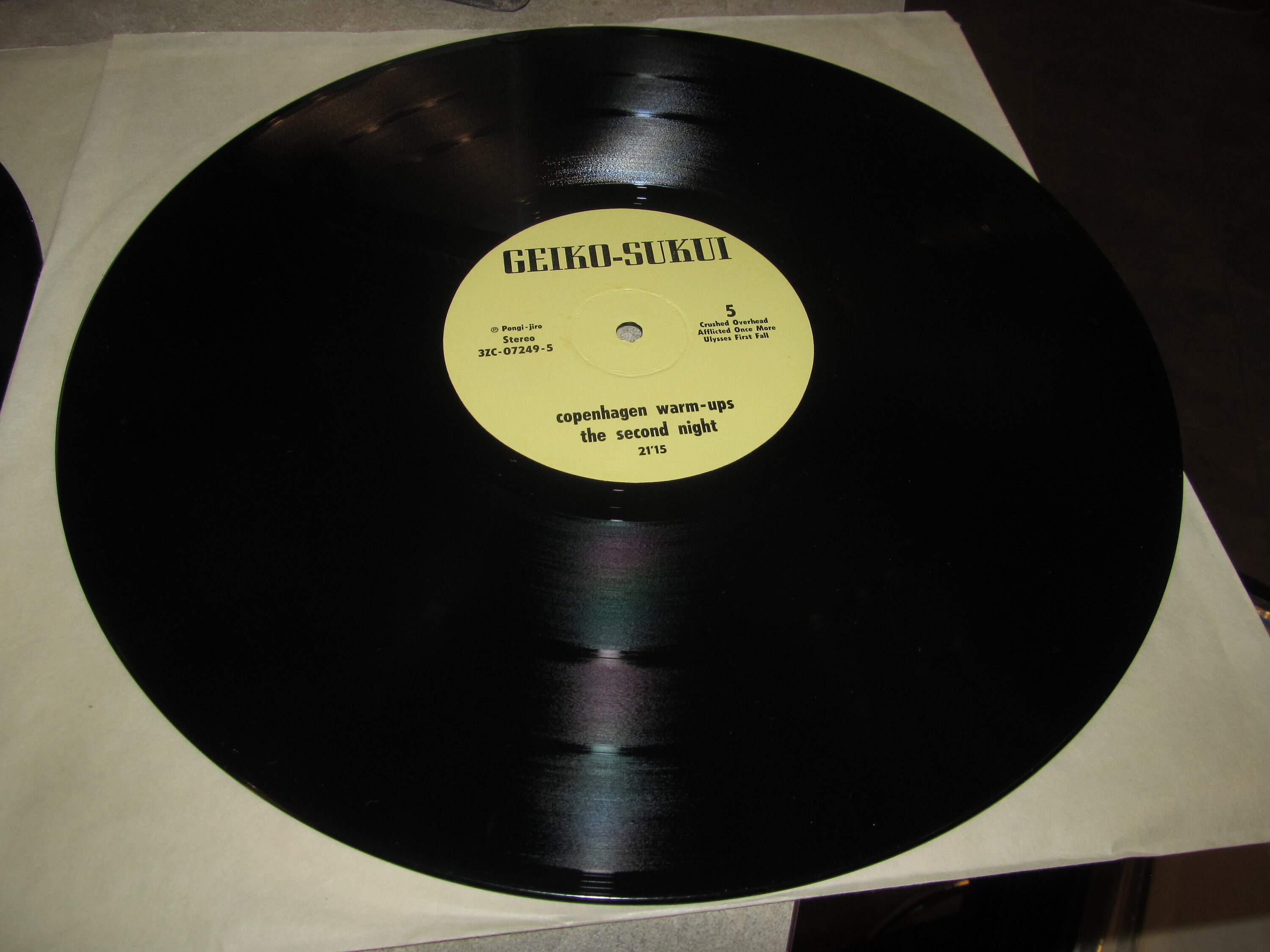 Led Zeppelin Very Rare Triple LP Set Copenhagen Warm-ups 0 the Second ...