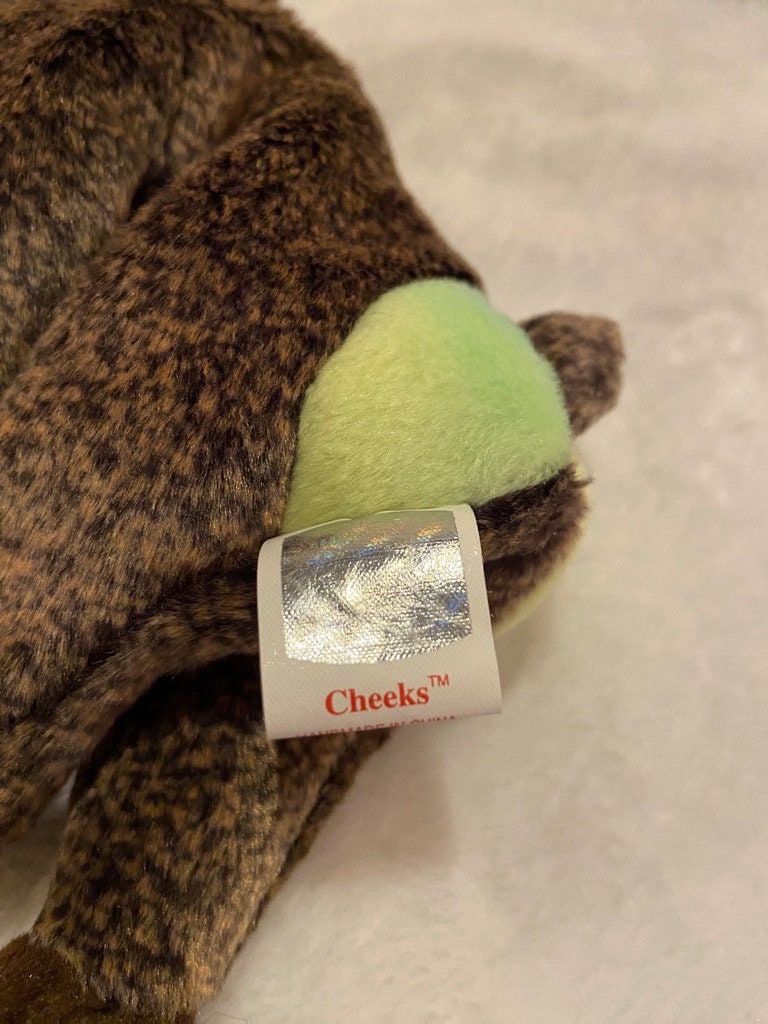 Cheeks the Mandrill - TY Beanie Babies - Birthdate 18 May 1999 - Etsy