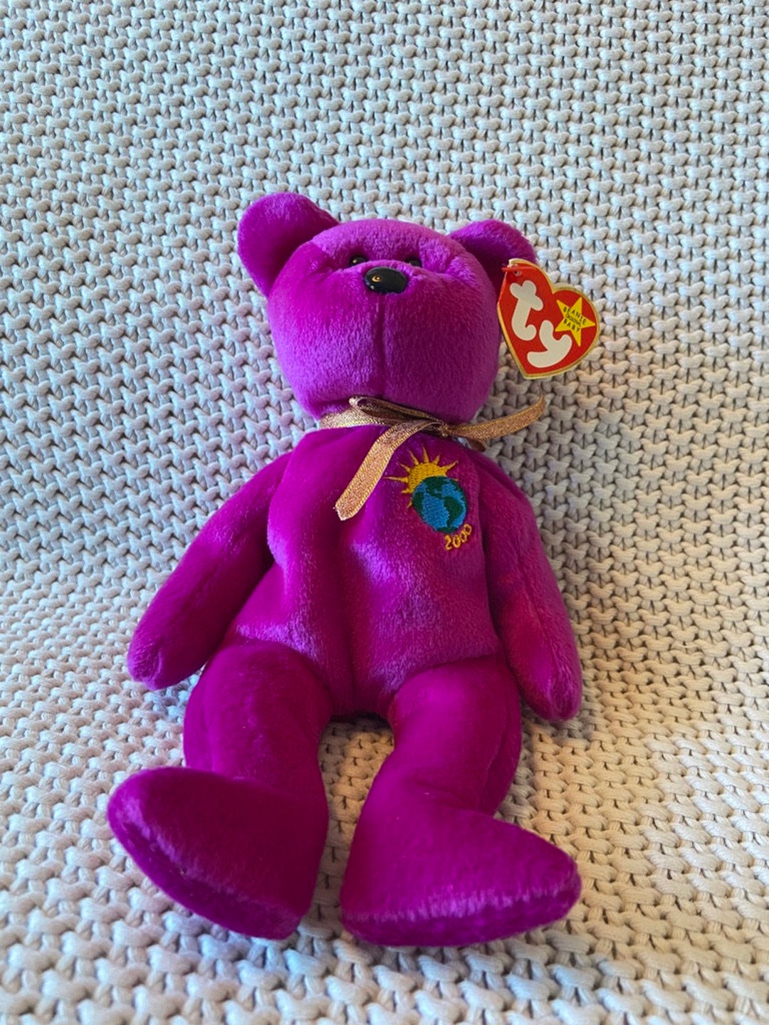 Millennium the Bear - TY Beanie Babies - Birthdate 01 January 1999 ...