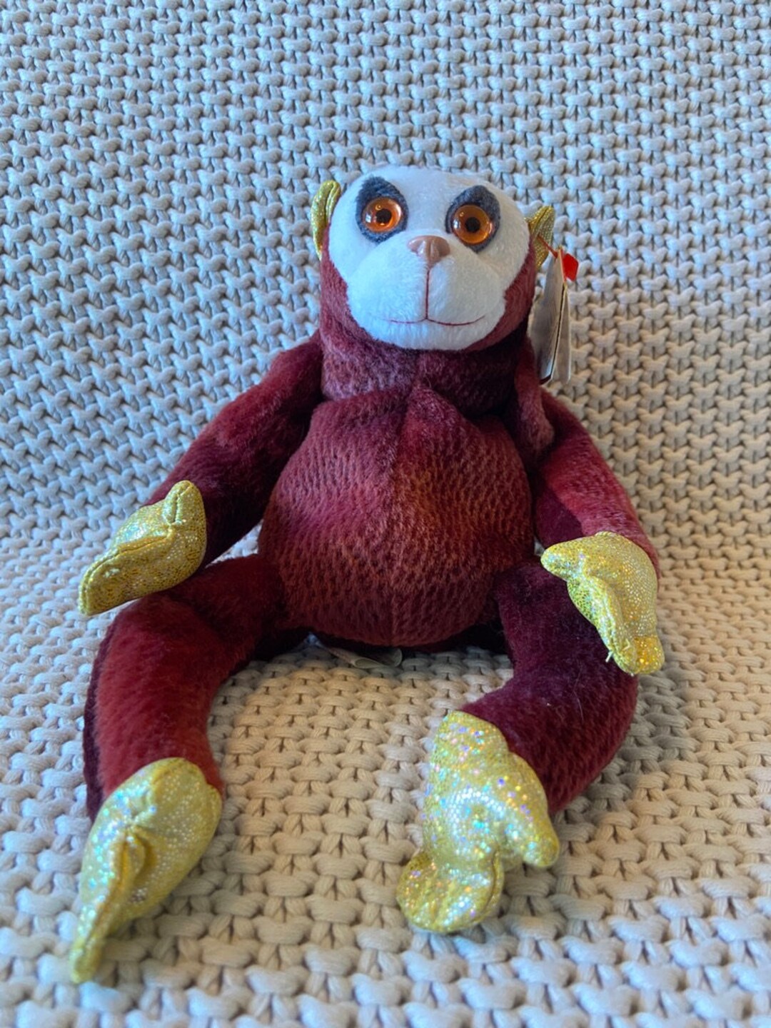 Zodiac Monkey - TY Beanie Babies - Birthdate 19 August 2000 - Etsy