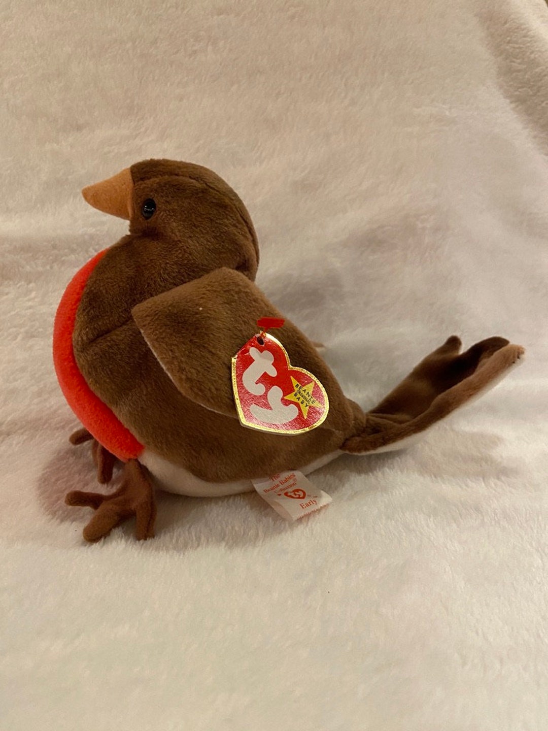 Early the Robin - TY Beanie Babies - Birthdate 20 March 1997 - Etsy