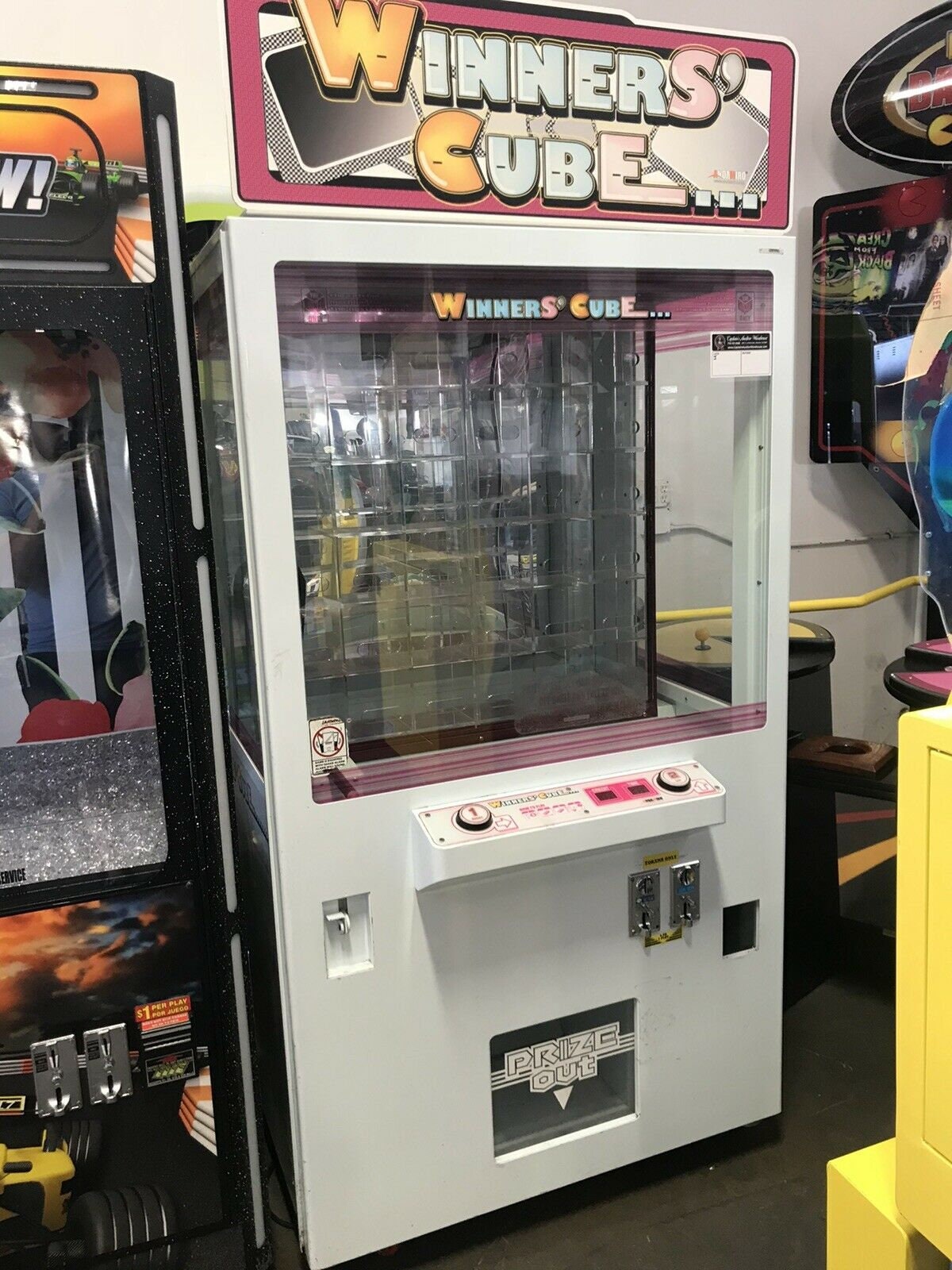 Winners Cube Arcade Andamiro Prize Vending Machines - Etsy