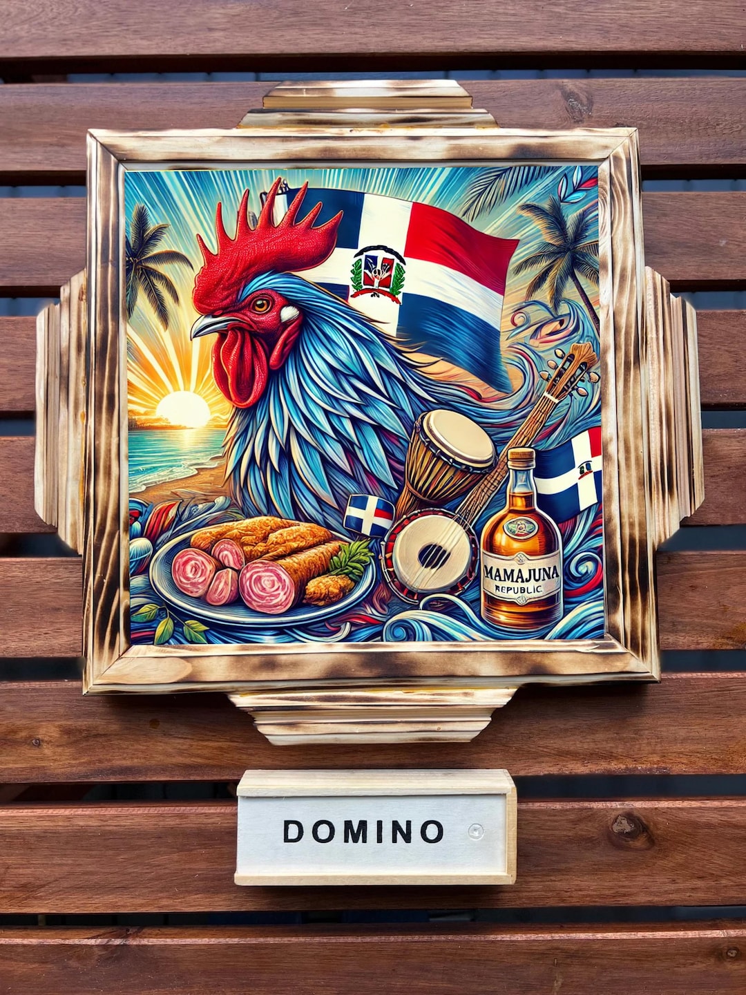 Dominican Republic Mini Domino Table (with Dominoes) - Etsy