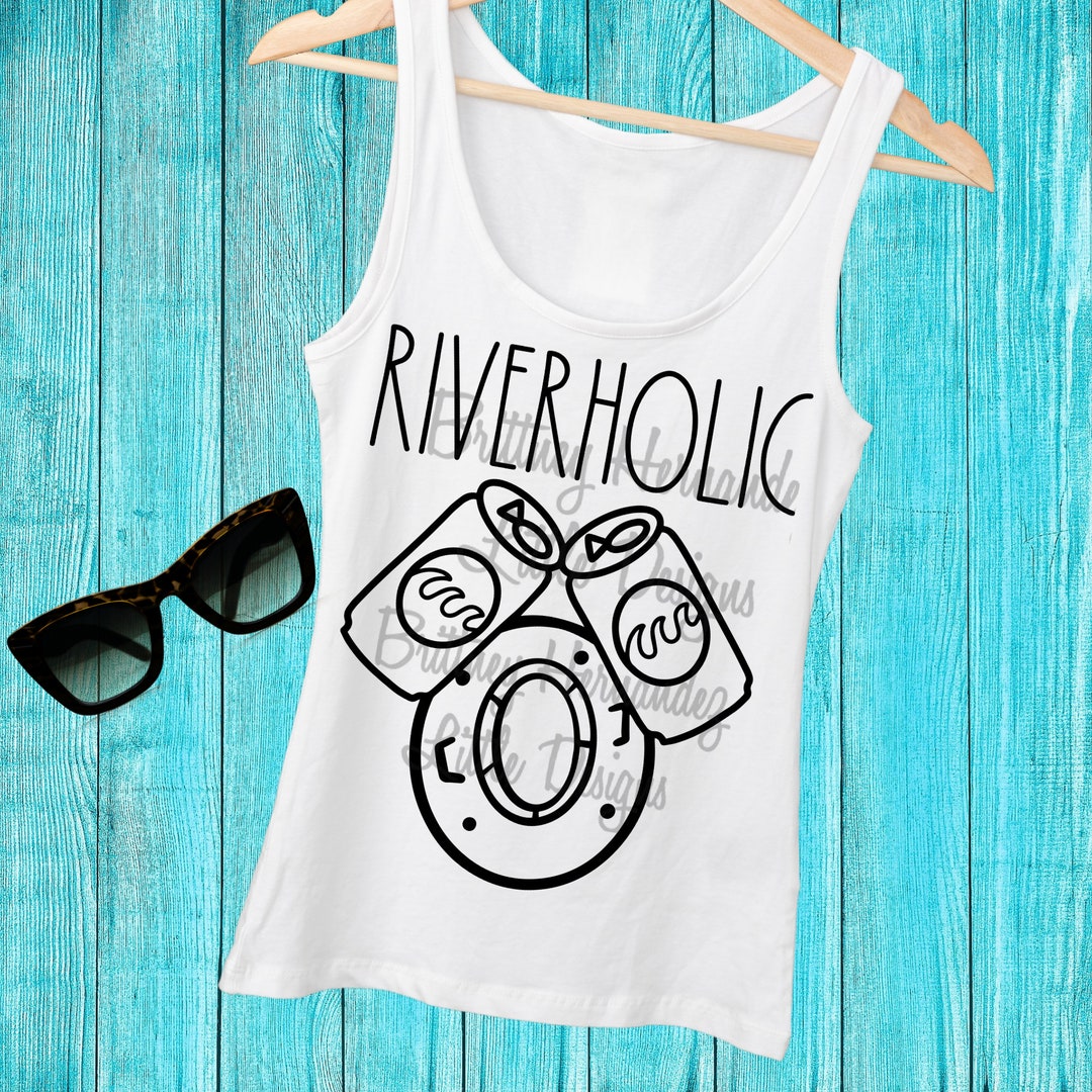 Riverholic, River Svg, Summer Svg Designs, River Svg Files for Cricut ...