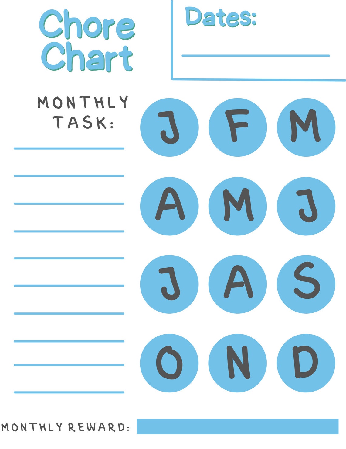 Printable Chore Chart For Kids Printable Chore Chart Etsy Canada printable-chore-chart-for-kids-printable-chore-chart-etsy-canada