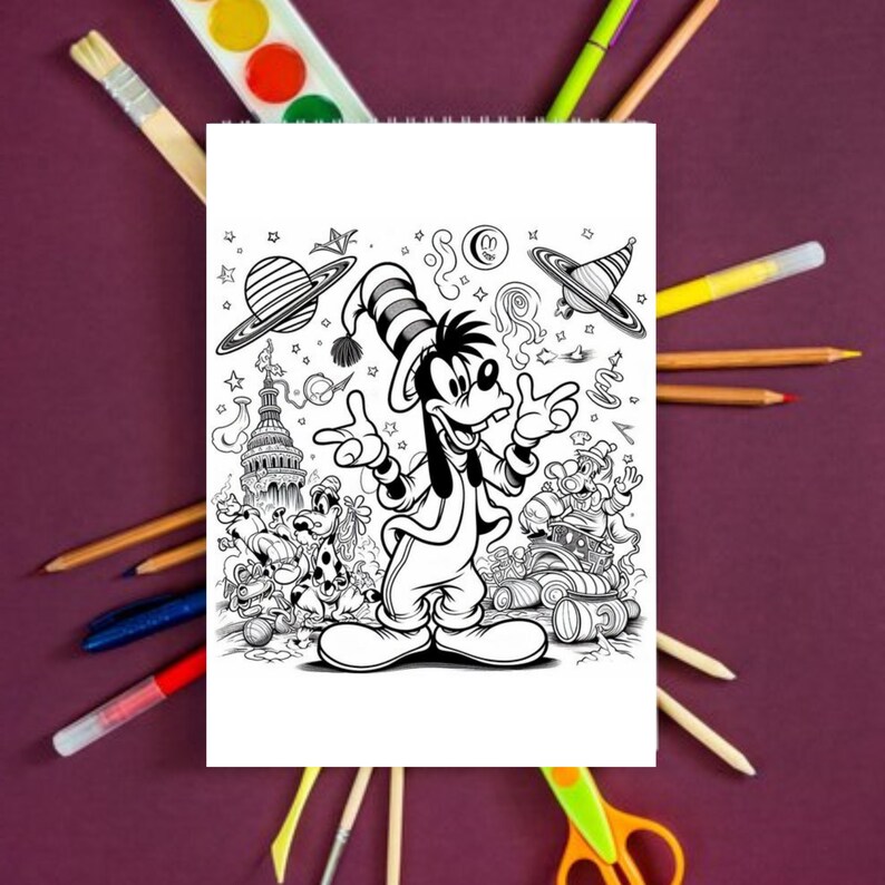 Goof Troop Coloring Book - Printable Cartoon Activity Pages for Kids ...
