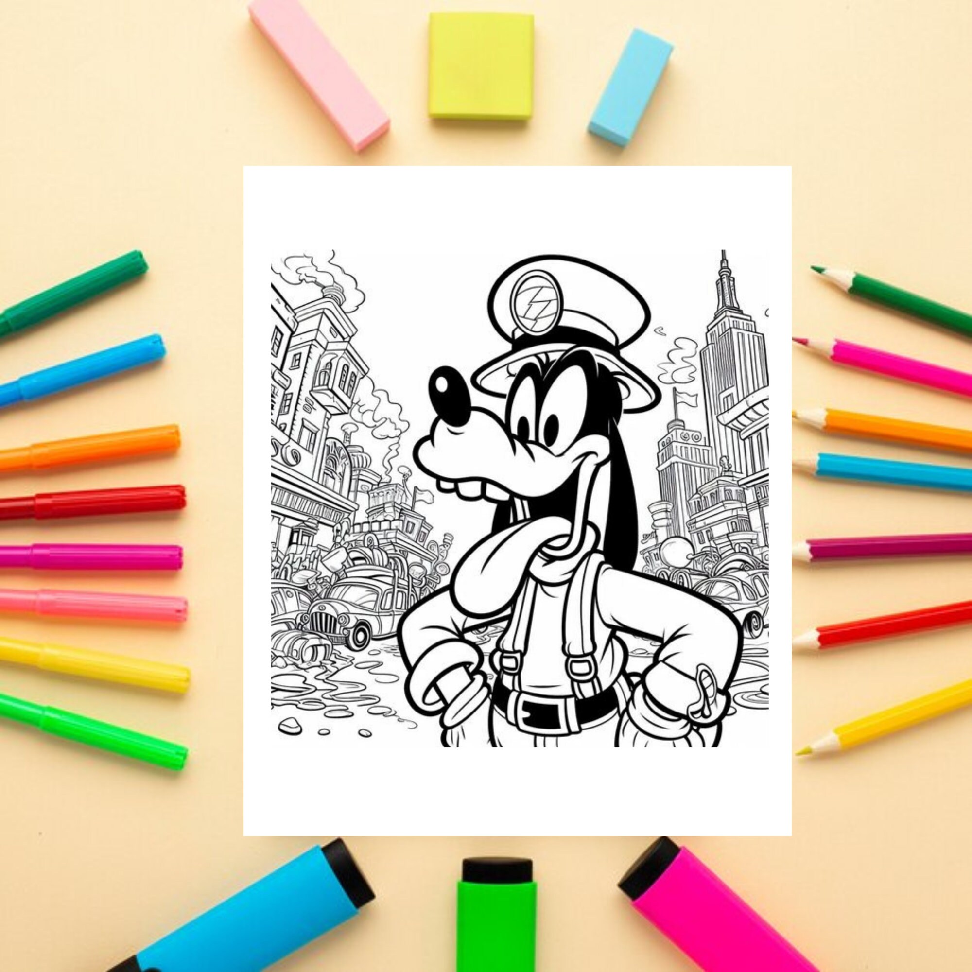 Goof Troop Coloring Book - Printable Cartoon Activity Pages for Kids ...