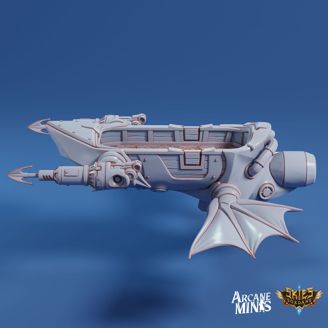 Linx Class Skiff 32mm Arcane Minis RPG Mini Fantasy - Etsy