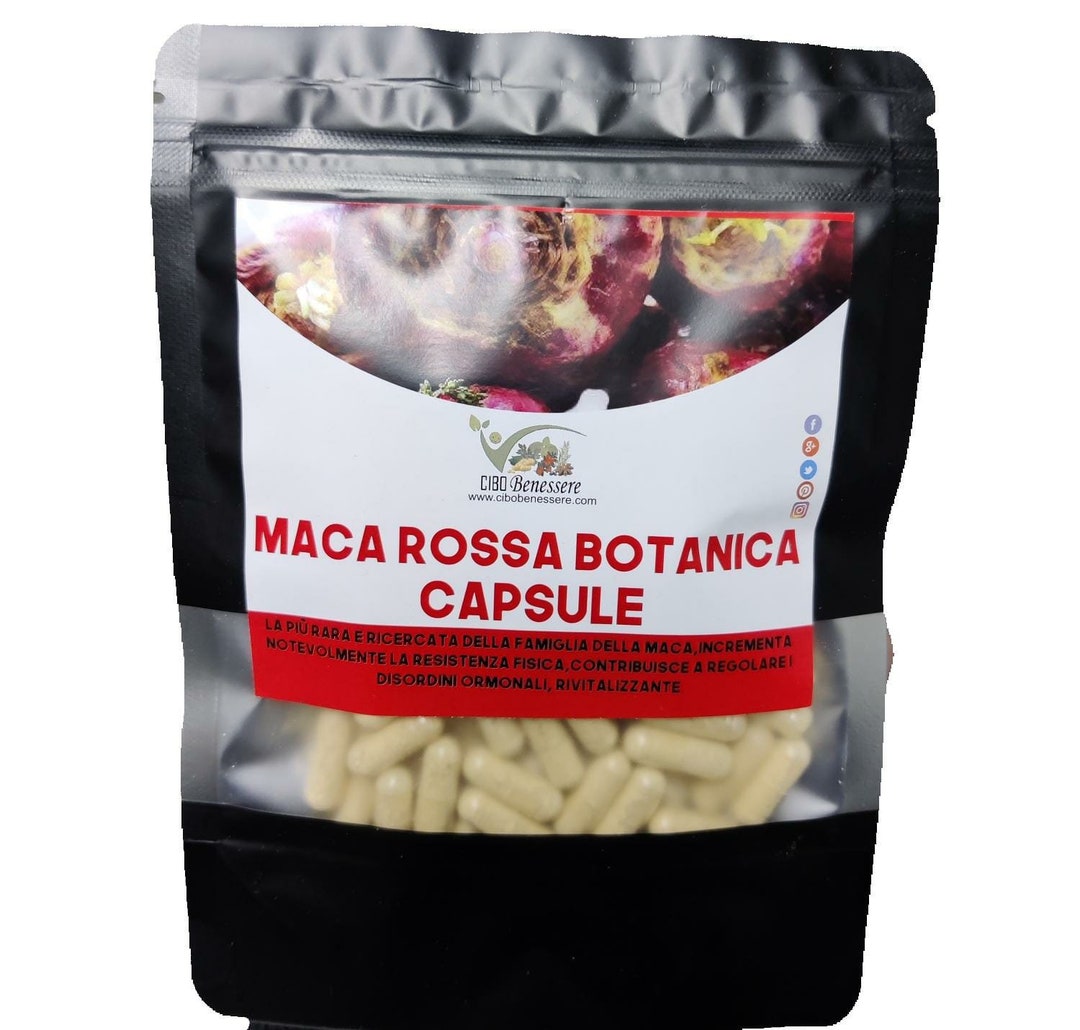 ORGANIC ANDEAN RED MACA Top Quality 100% Natural Vegetable Capsules - Etsy