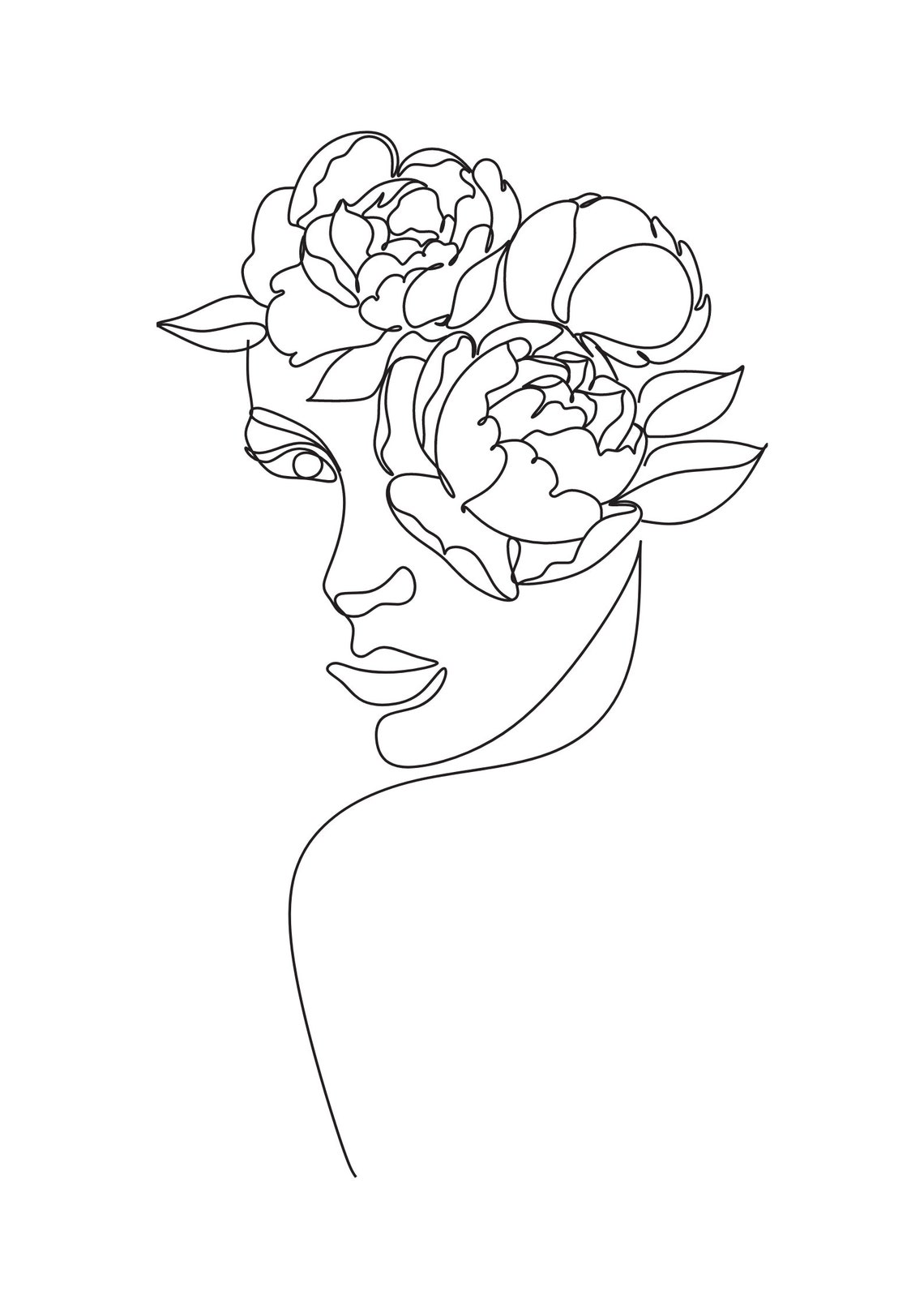 Printable Feminine Colouring Pages,' Just Colour and Relax' Adult ...
